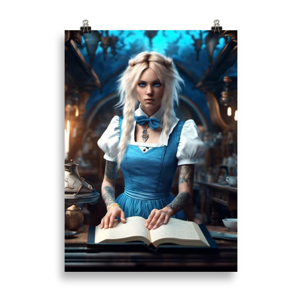 Alice in Wonderland Poster - Etsy