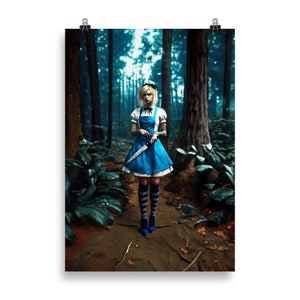 Alice in Wonderland Poster - Etsy