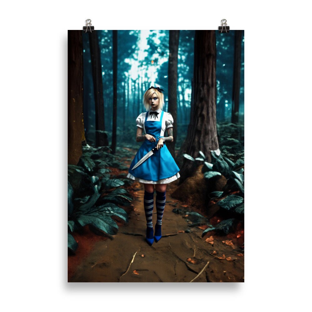 Alice in Wonderland Poster - Etsy