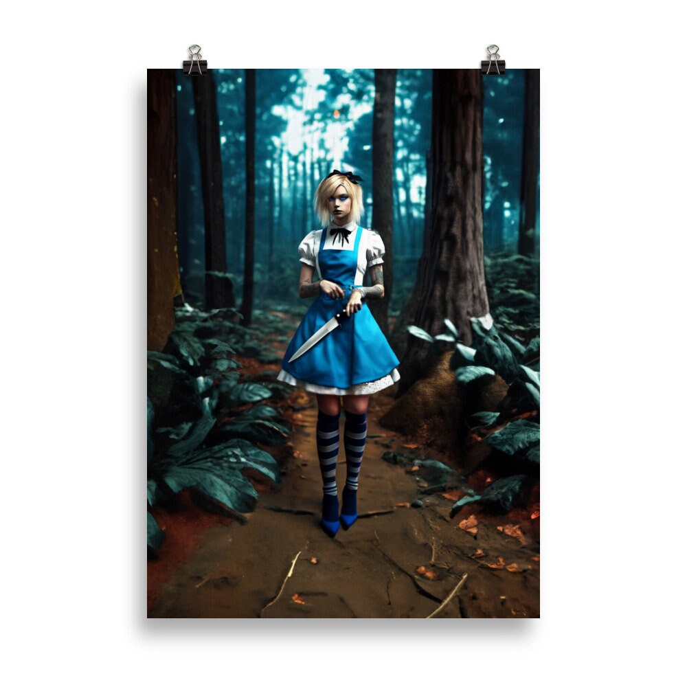 Alice in Wonderland Poster - Etsy