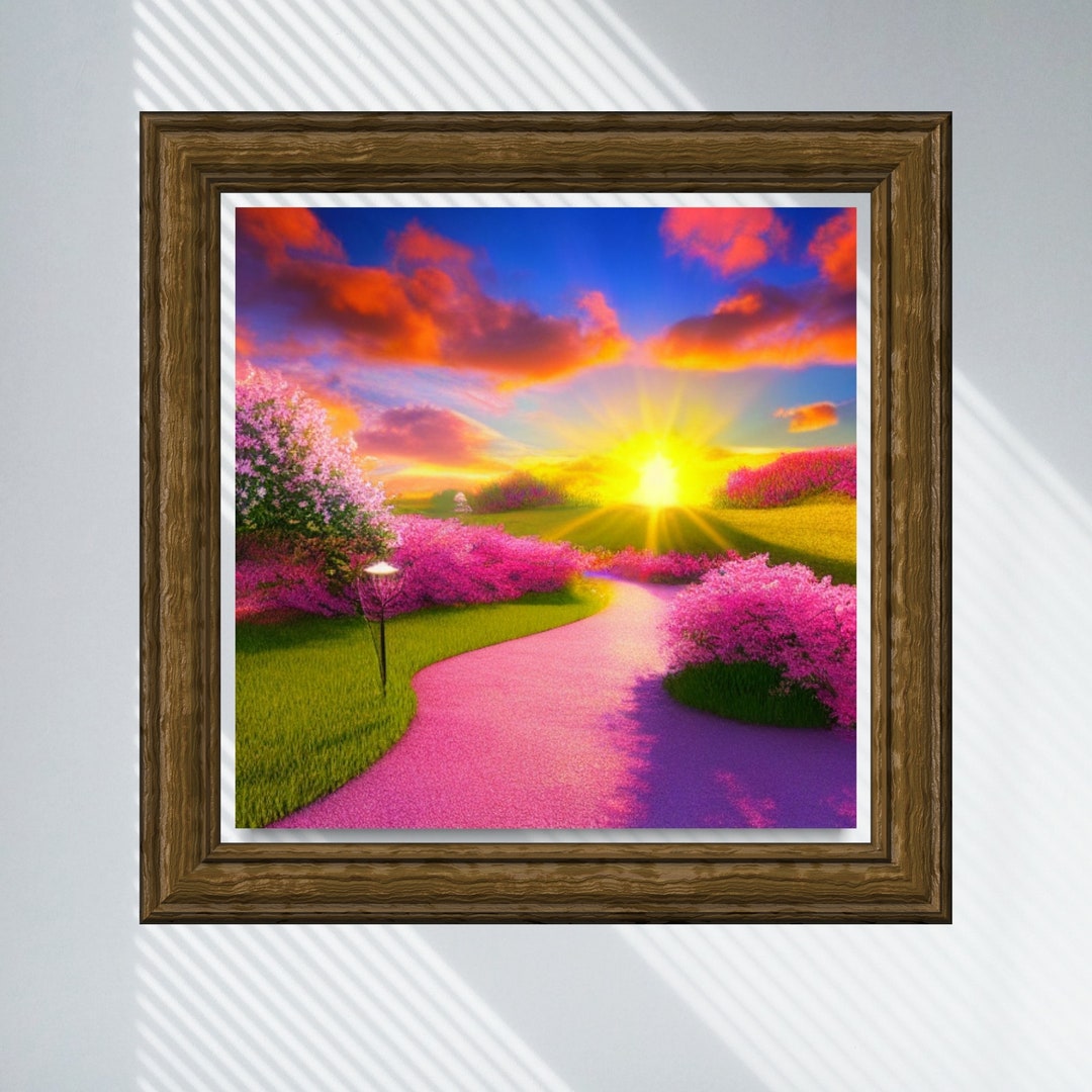 Digital Wall Art Spring Printable Colors Life Colorful Painting Wonder ...