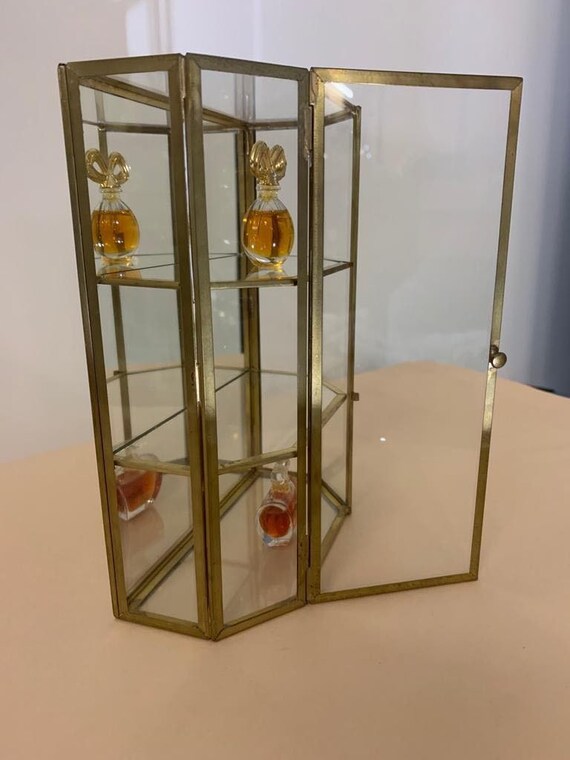 Vintage Antique Display Box, Glass Jewerly Box, Displ… - Gem