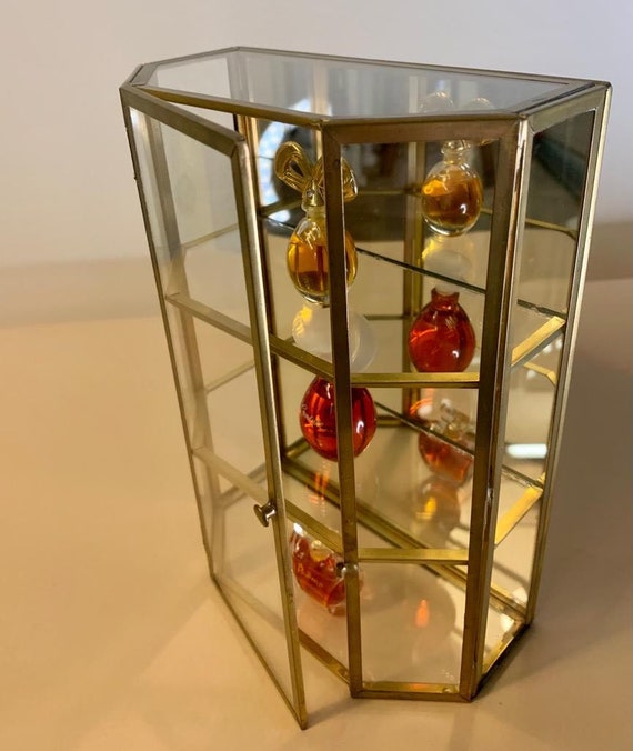 Vintage Antique Display Box, Glass Jewerly Box, Displ… - Gem