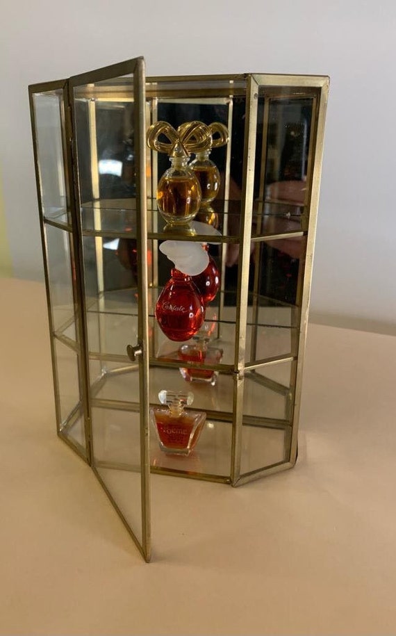 Vintage Antique Display Box, Glass Jewerly Box, Displ… - Gem