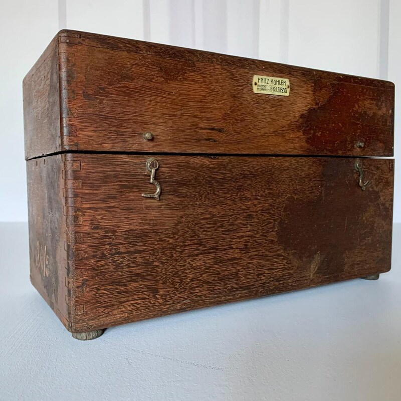 Antique Wooden Box - Etsy