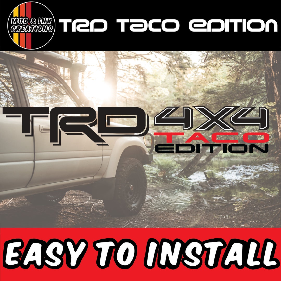 TRD Taco Edition Decal - Etsy
