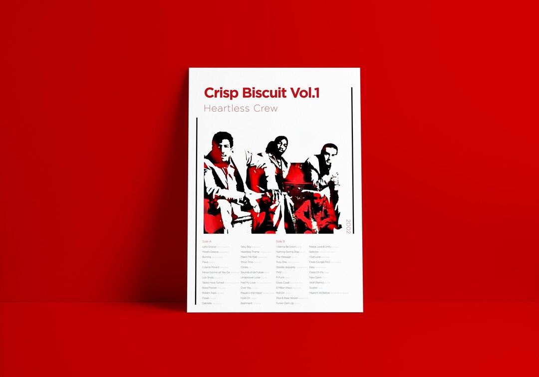 Heartless Crew - Crisp Biscuit Vol.1 | Mixtape Print - Etsy