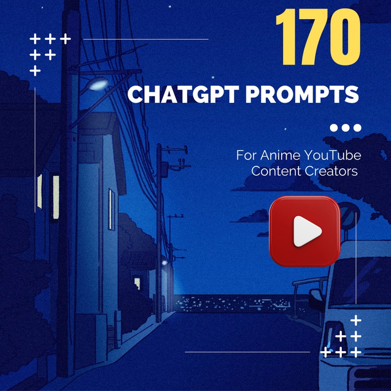 170 Chatgpt Prompts for Anime Youtube Content Creators - Etsy