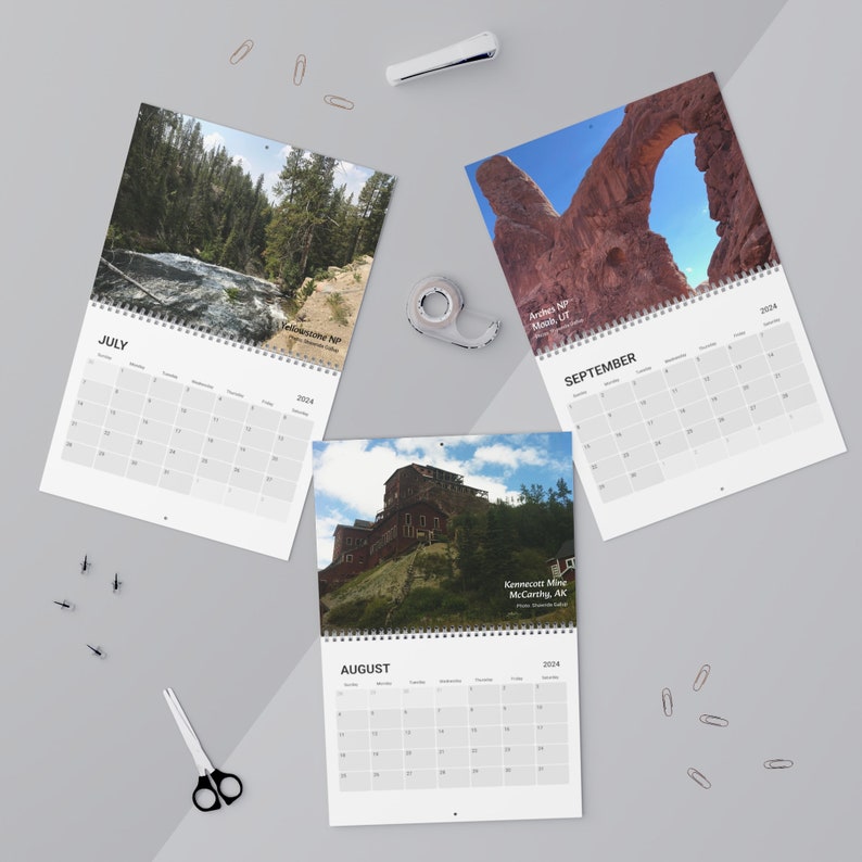2024 Scenic Landscapes 12-month Calendar - Etsy