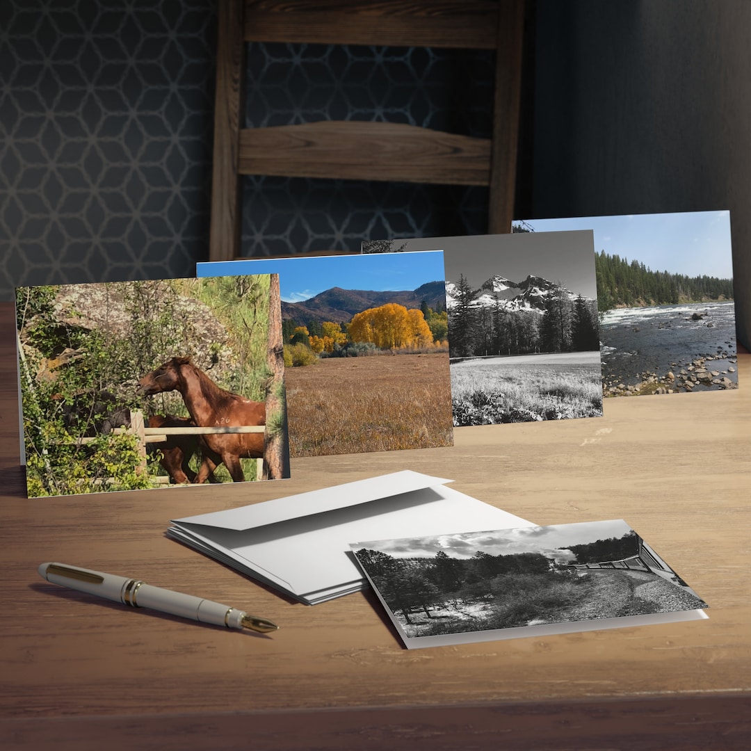 Scenic Multi-design Blank Cards 5-pack - Etsy