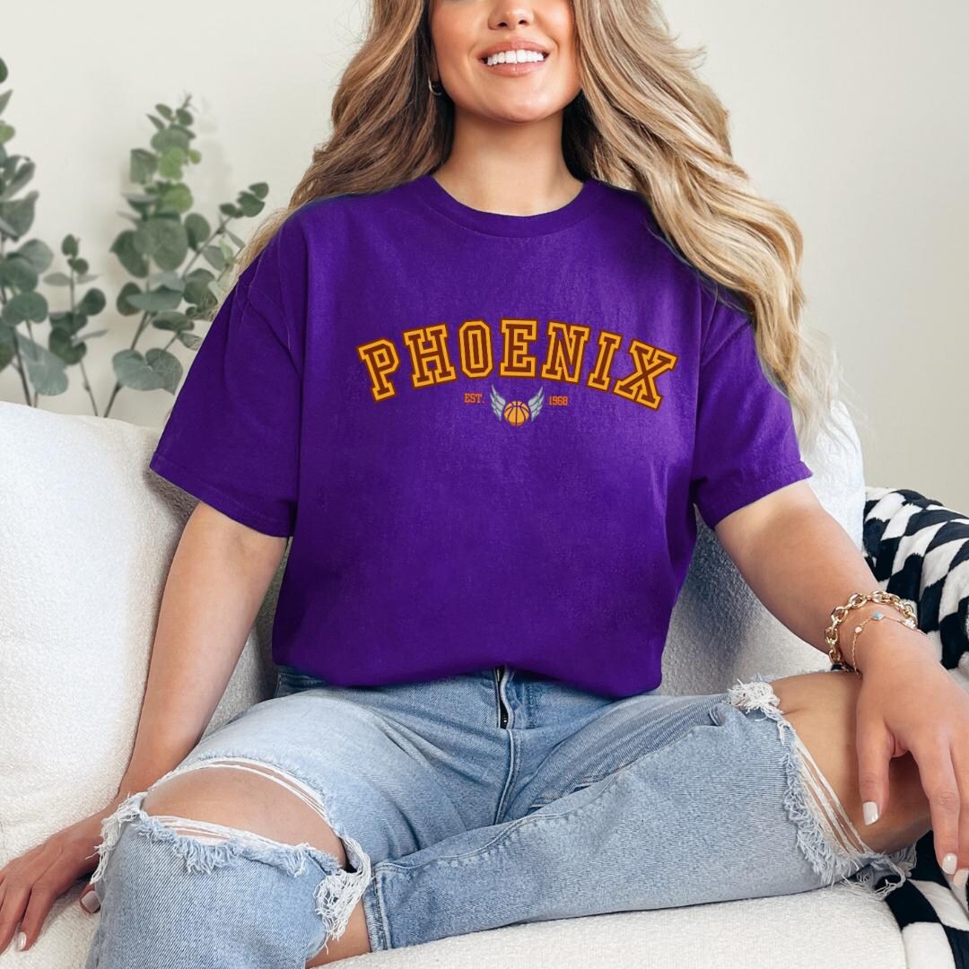 Retro Phoenix Basketball Tshirt, Cute NBA Suns Shirt for Her, Arizona ...