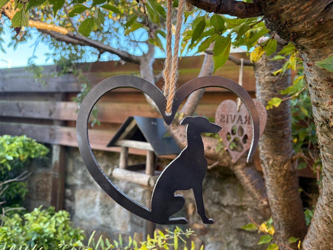 Metal Italian Greyhound Love Heart | Dog Tribute, Unique Iggy Decor ...