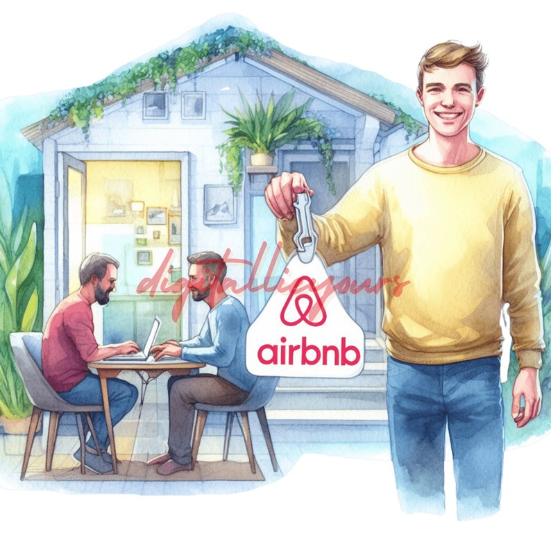 Airbnb Renter Clip Art, Airbnb Renter Png, Airbnb Renter Clipart ...