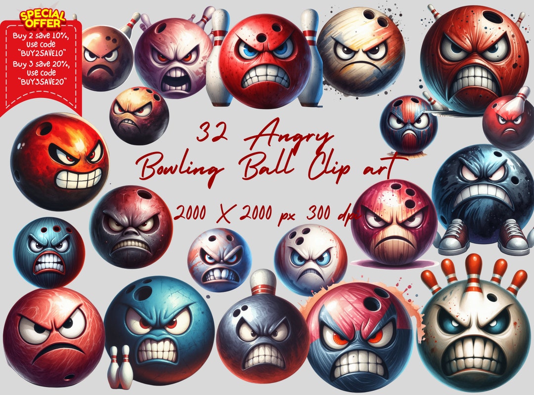 Angry Bowling Ball Png,angry Bowling Ball Clip Art,angry Bowling Ball ...
