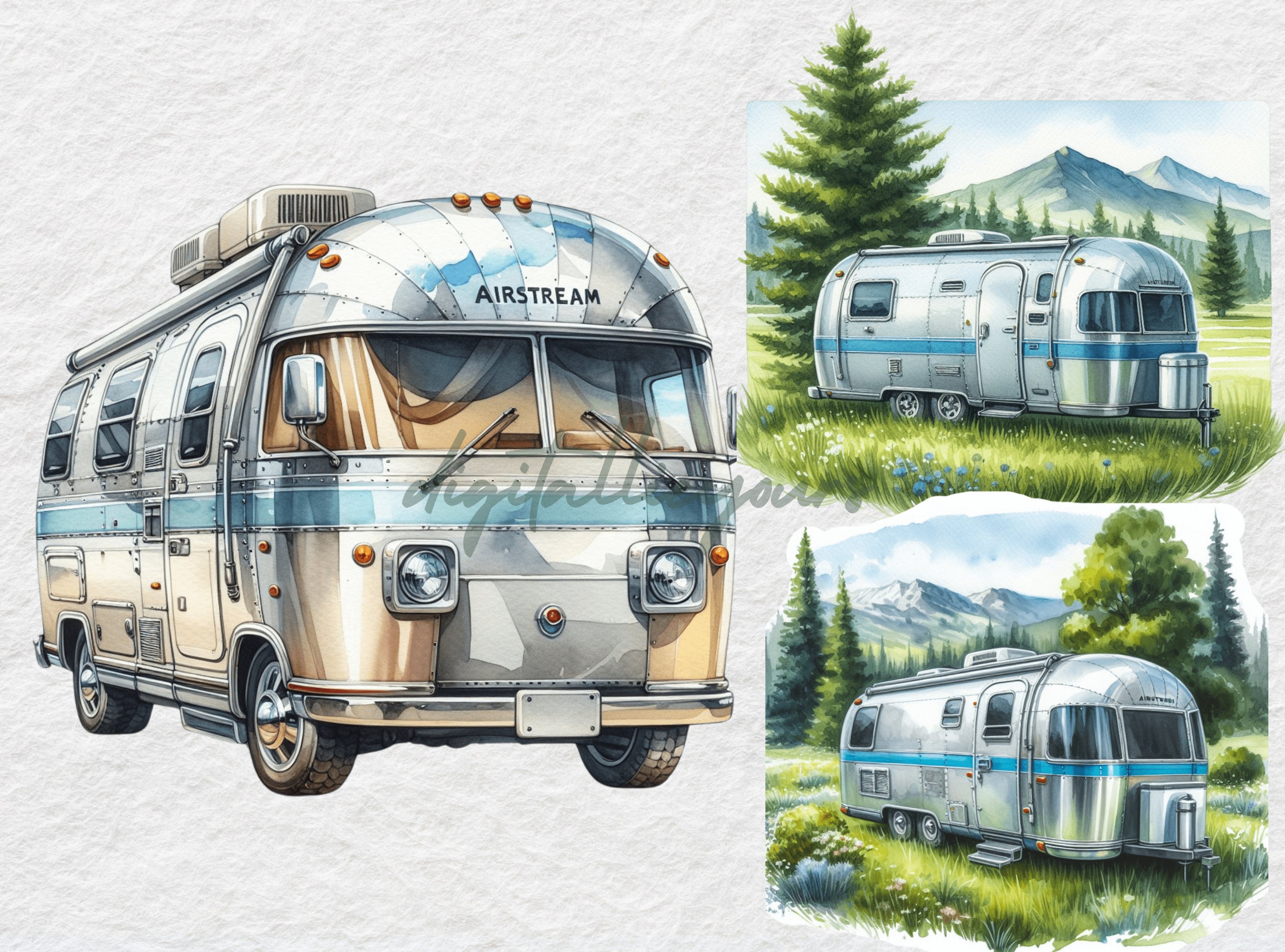 Airstream Clip Art, Airstream Clipart, Airstream Png, Airstream ...