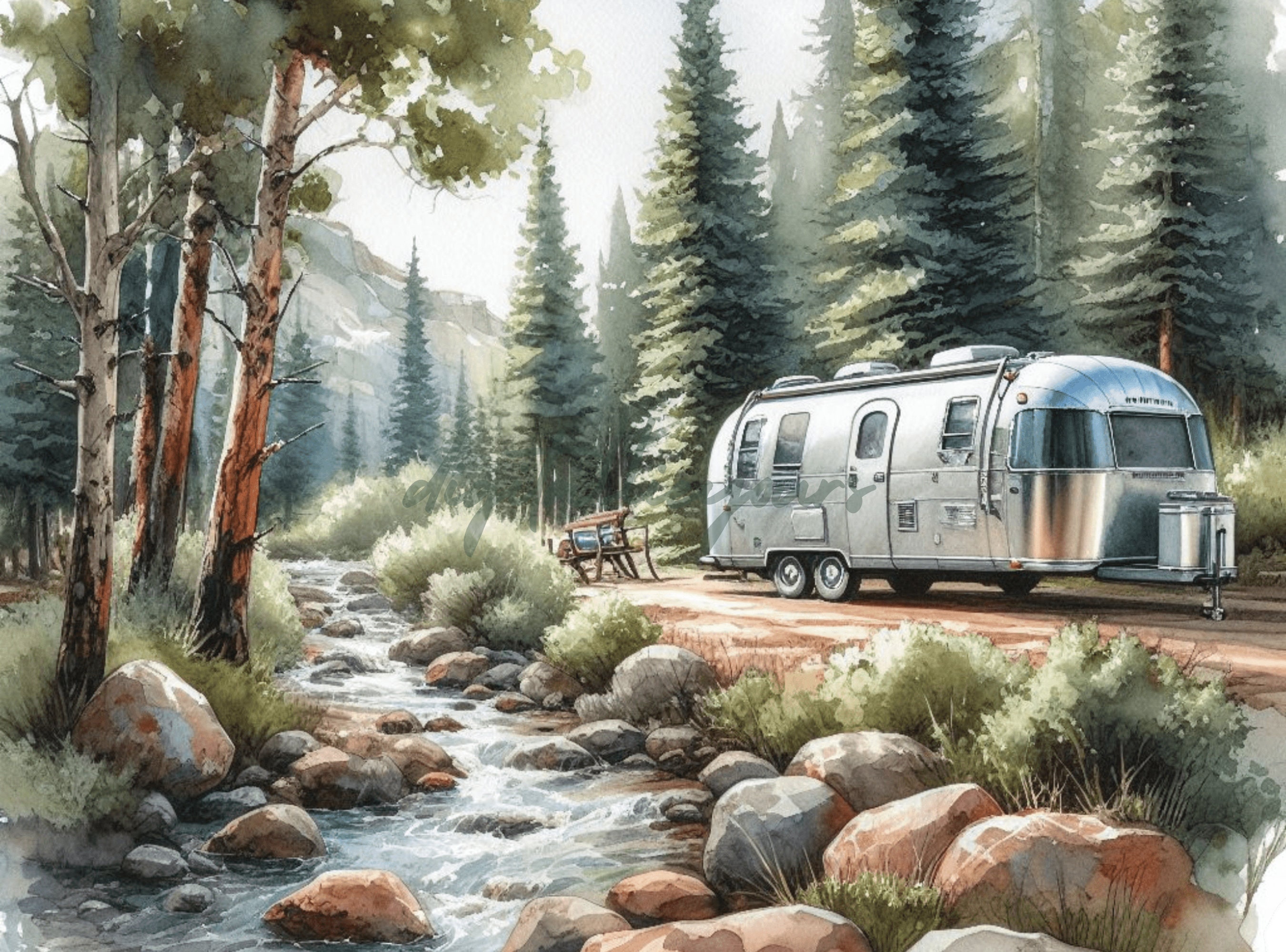 Airstream Clip Art, Airstream Clipart, Airstream Png, Airstream ...