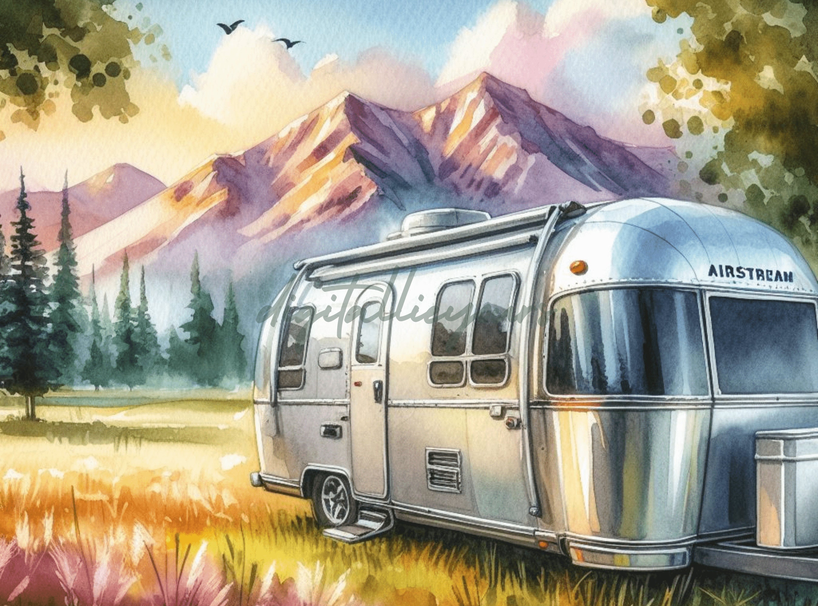 Airstream Clip Art, Airstream Clipart, Airstream Png, Airstream ...