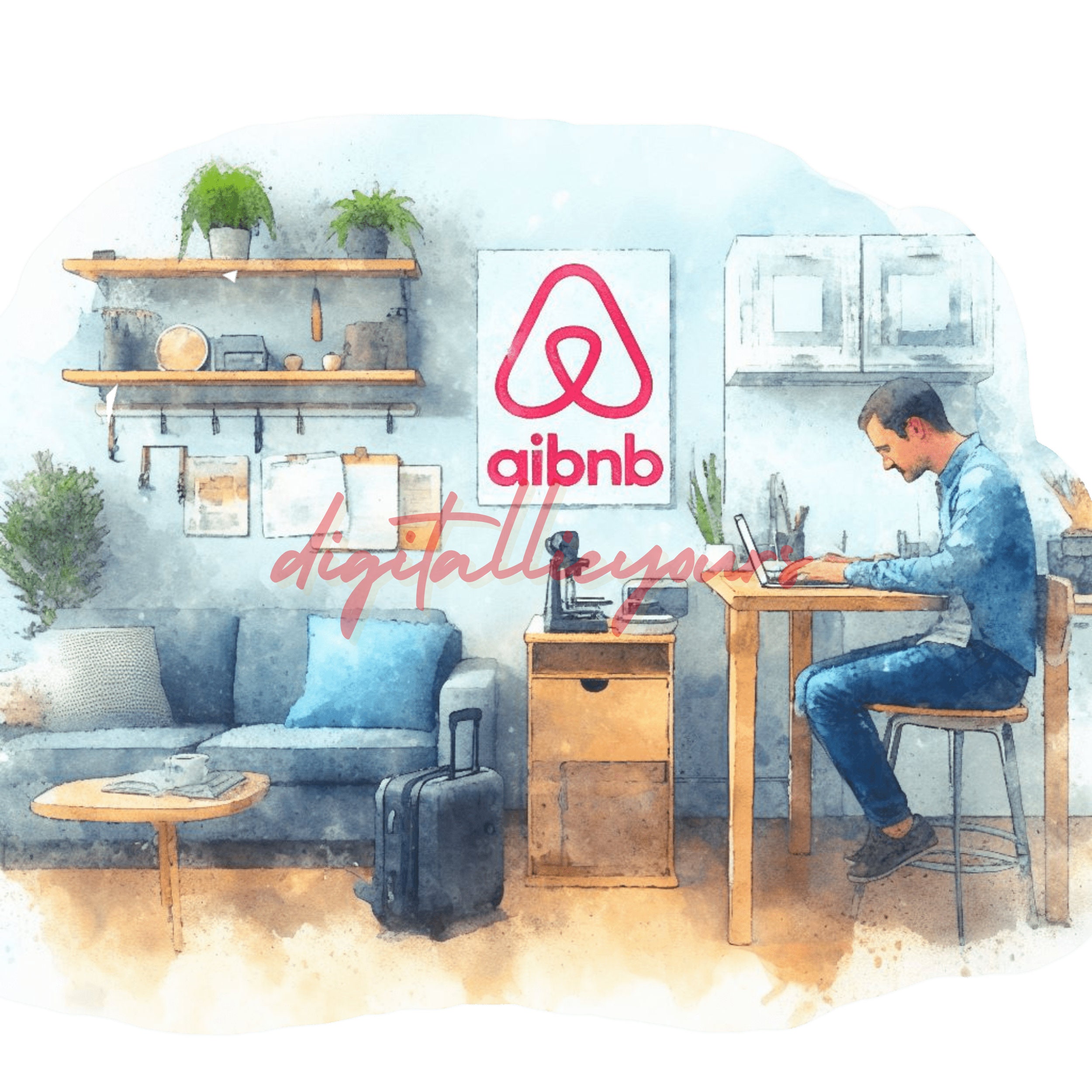Airbnb Renter Clip Art Airbnb Renter Png Airbnb Renter - Etsy