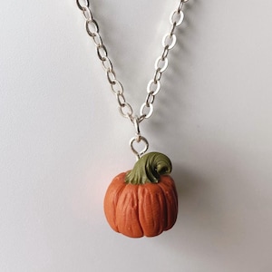 Handmade Pumpkin Necklace – Fall Harvest Jewelry, Autumn Accessories ...