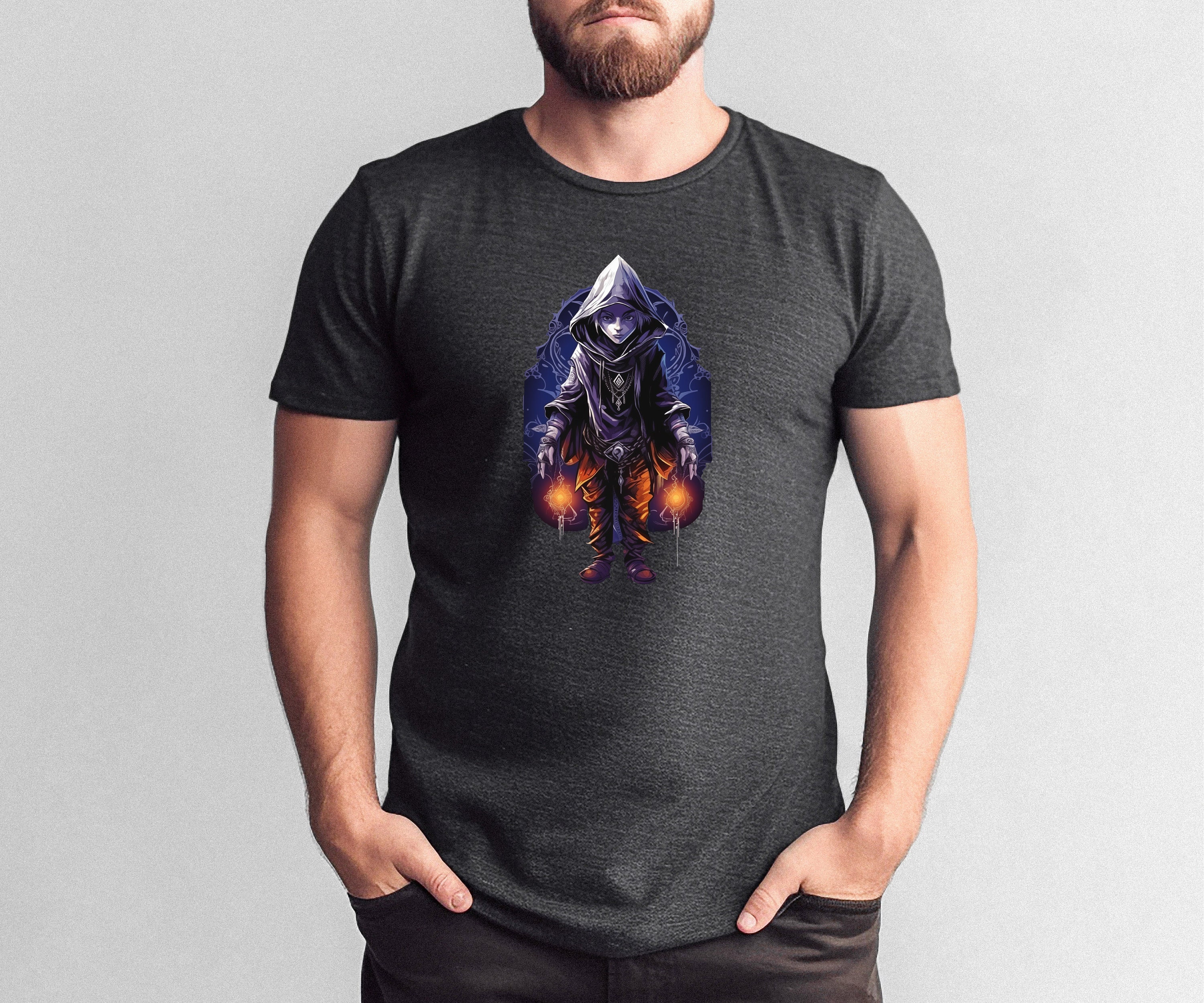 Male Gnome Wizard Human Halfling Warlock Sorcerer Bard Dnd Character ...