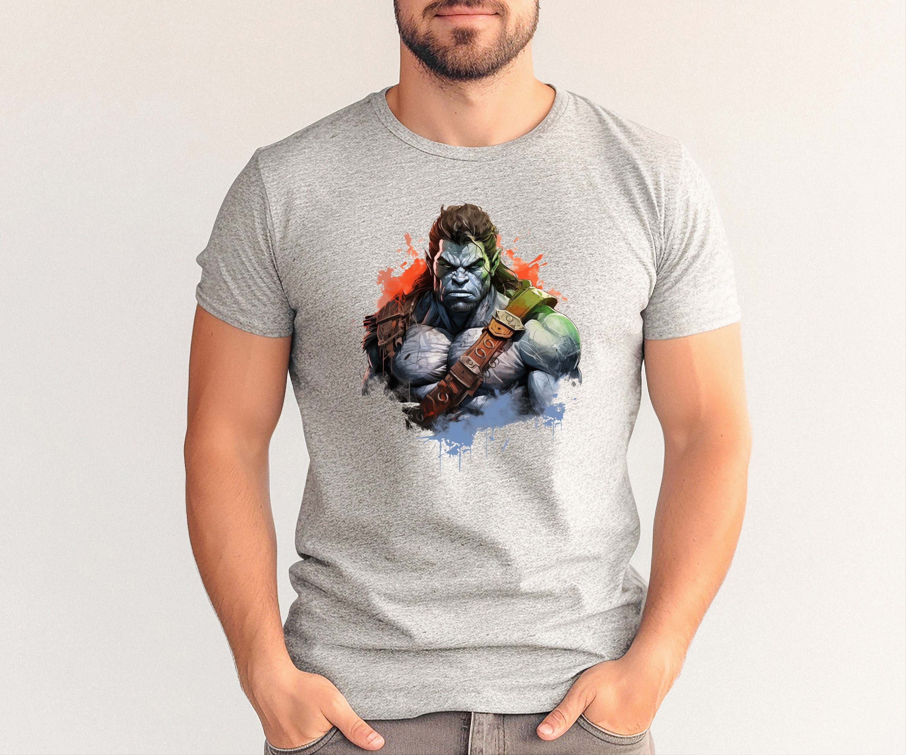 Male Half Orc Barbarian Fighter Paladin Rogue Cleric Ranger Dnd ...
