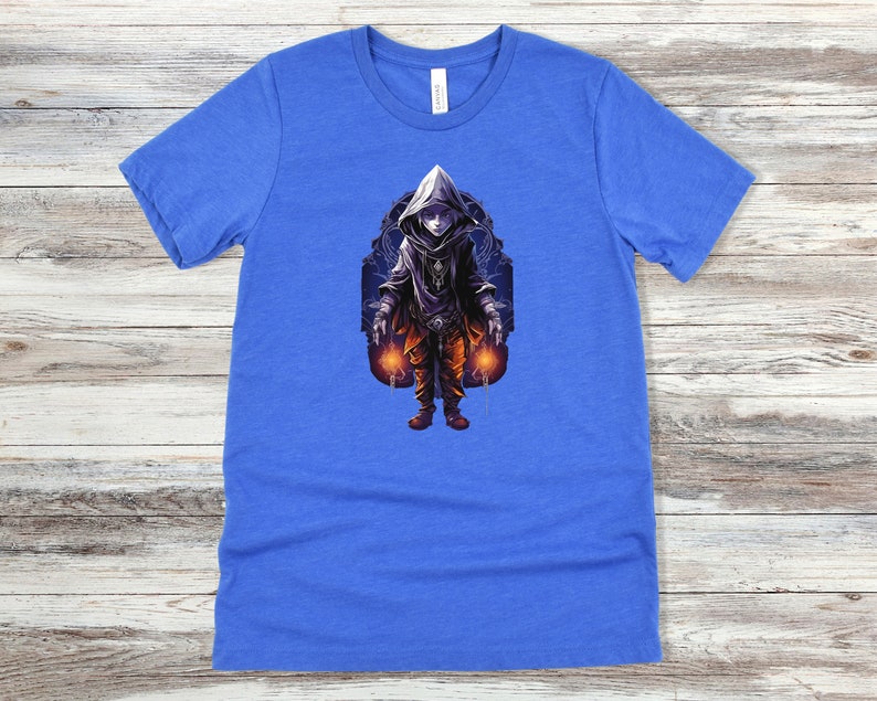 Male Gnome Wizard Human Halfling Warlock Sorcerer Bard Dnd Character Tshirt D&D Shirt Dungeons ...