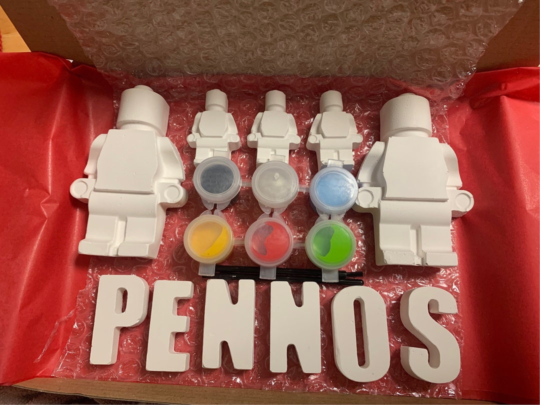 Lego Family Plaster Painting Kit - Etsy