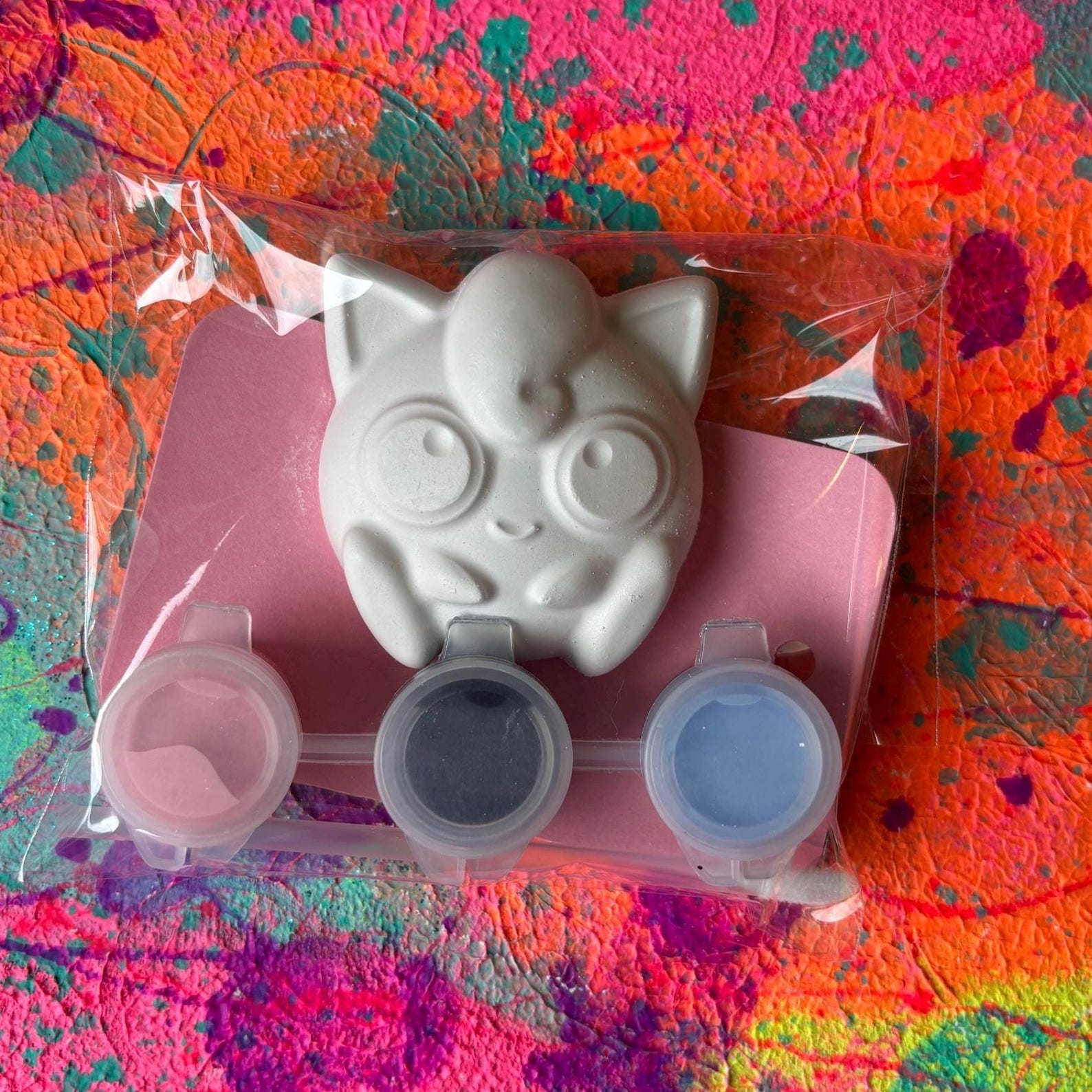 Poke Mon Inspired Kids Paint Party Favour -paint You Own Poke Party ...