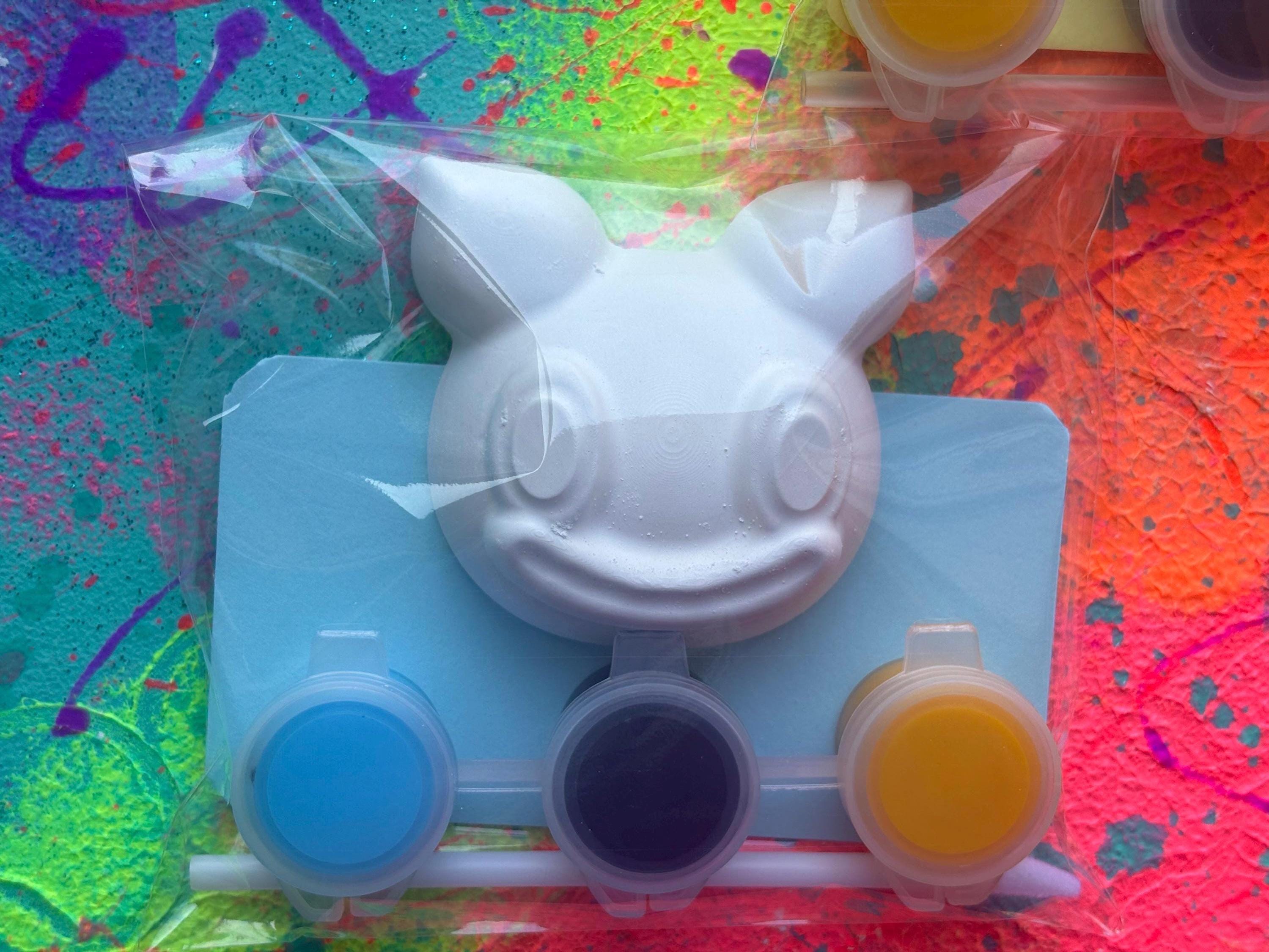 Poke Mon Inspired Kids Paint Party Favour -paint You Own Poke Party ...