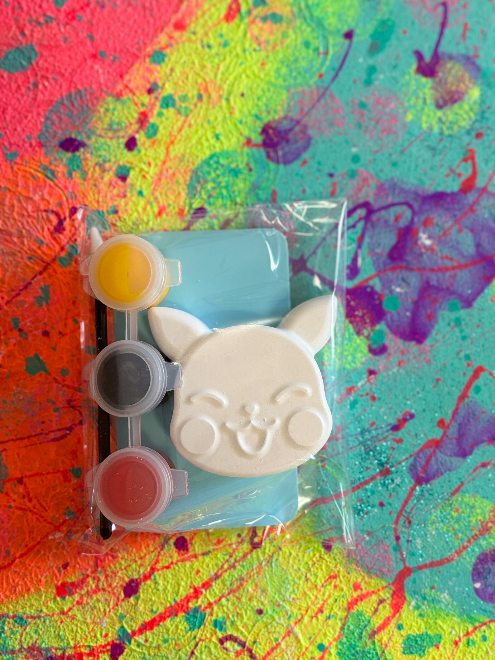 Poke Mon Inspired Kids Paint Party Favour -paint You Own Poke Party ...