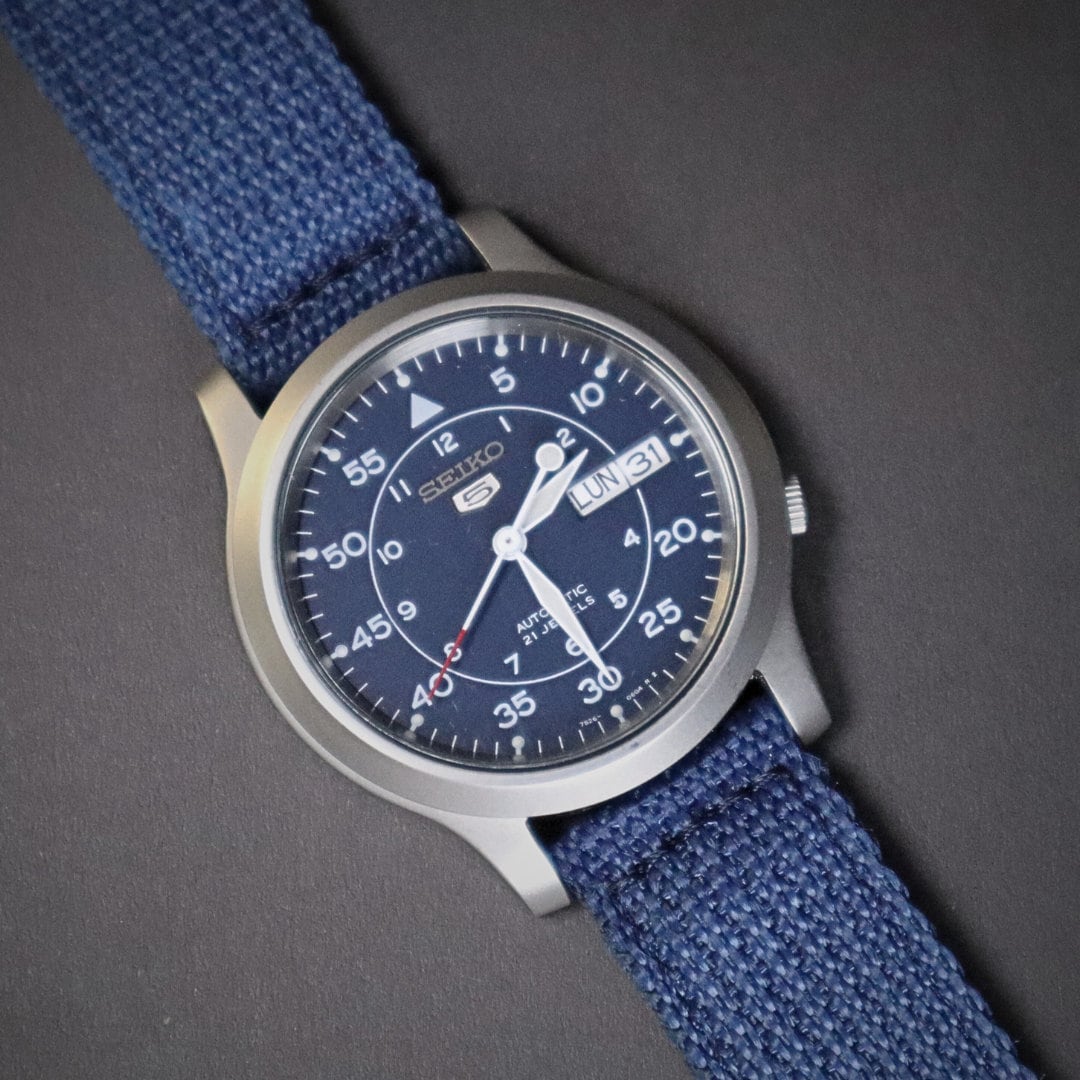 Men's Seiko 5 SNK807 Automatic Stainless Steel Watch - Etsy