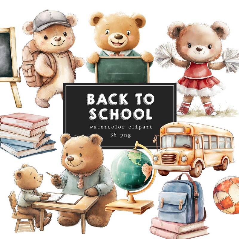 School Clip Art - Etsy