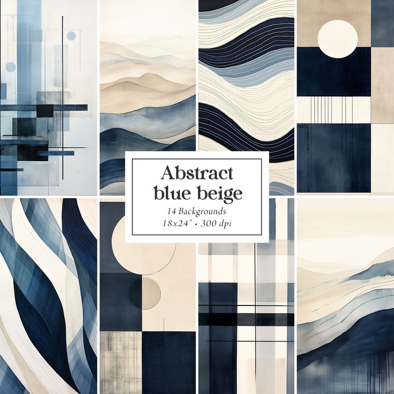 Navy Geometric - Etsy