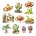 Mexico Clipart Watercolor, Mexican Fiesta Clipart, Cinco De Mayo ...