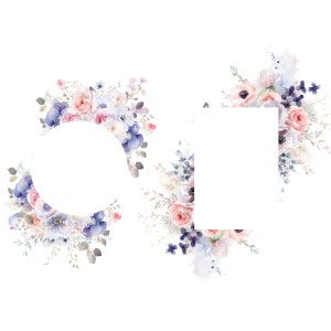 Pastel Flowers Clipart, Spring Bouquets Png, Pastel Spring Flowes ...