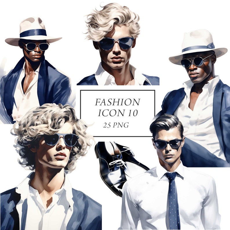 Fashion Men Clipart, Boss Man Clipart Png, Handsome Man Fashion Model ...