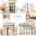 Paris Clipart Watercolor, Eiffel Tower, France Clipart, Paris Stickers ...