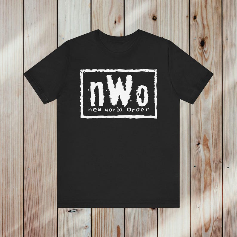 New World Order Graphic, Nwo Black & White, Pro Wrestling Tees, - Etsy