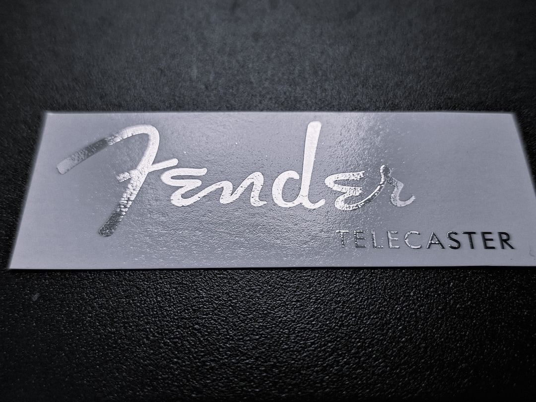 2-pack Fender Telecaster Headstock Decal for Guitars Gold or Silver - Etsy