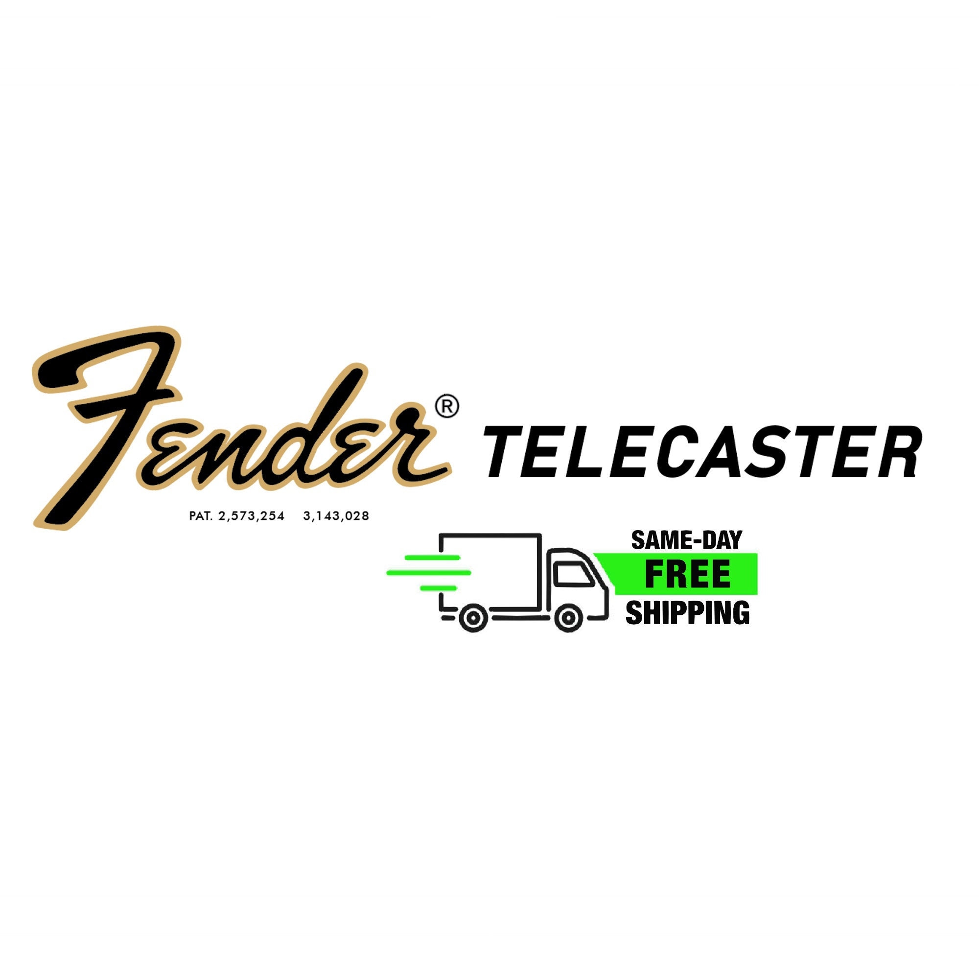 2-pack Fender Telecaster Custom Waterslide Decal Ultra-hi-res 70s ...