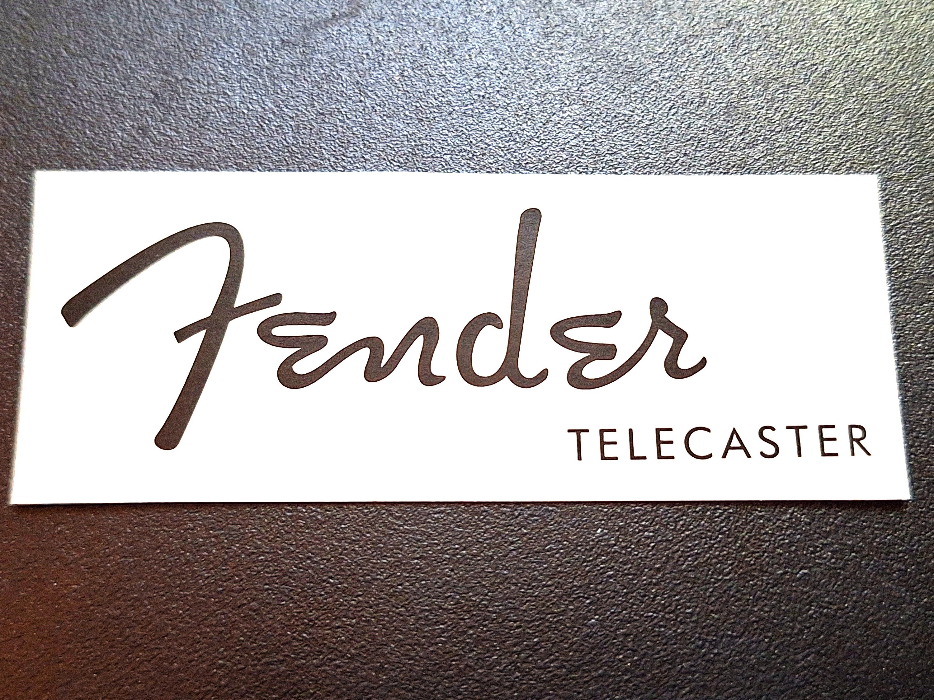 2-pack Fender Telecaster Headstock Decal for Guitars Gold or Silver - Etsy