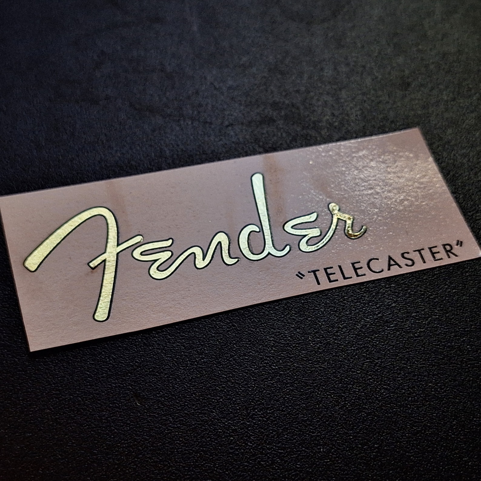 2-pack Telecaster Headstock Decal 50s Fender Style Guitars Gold or ...