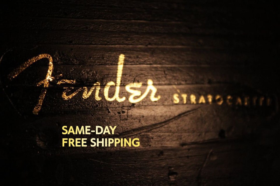 Fender Stratocaster Decal METALLIC Strat Guitar Solid Gold or Silver - Etsy