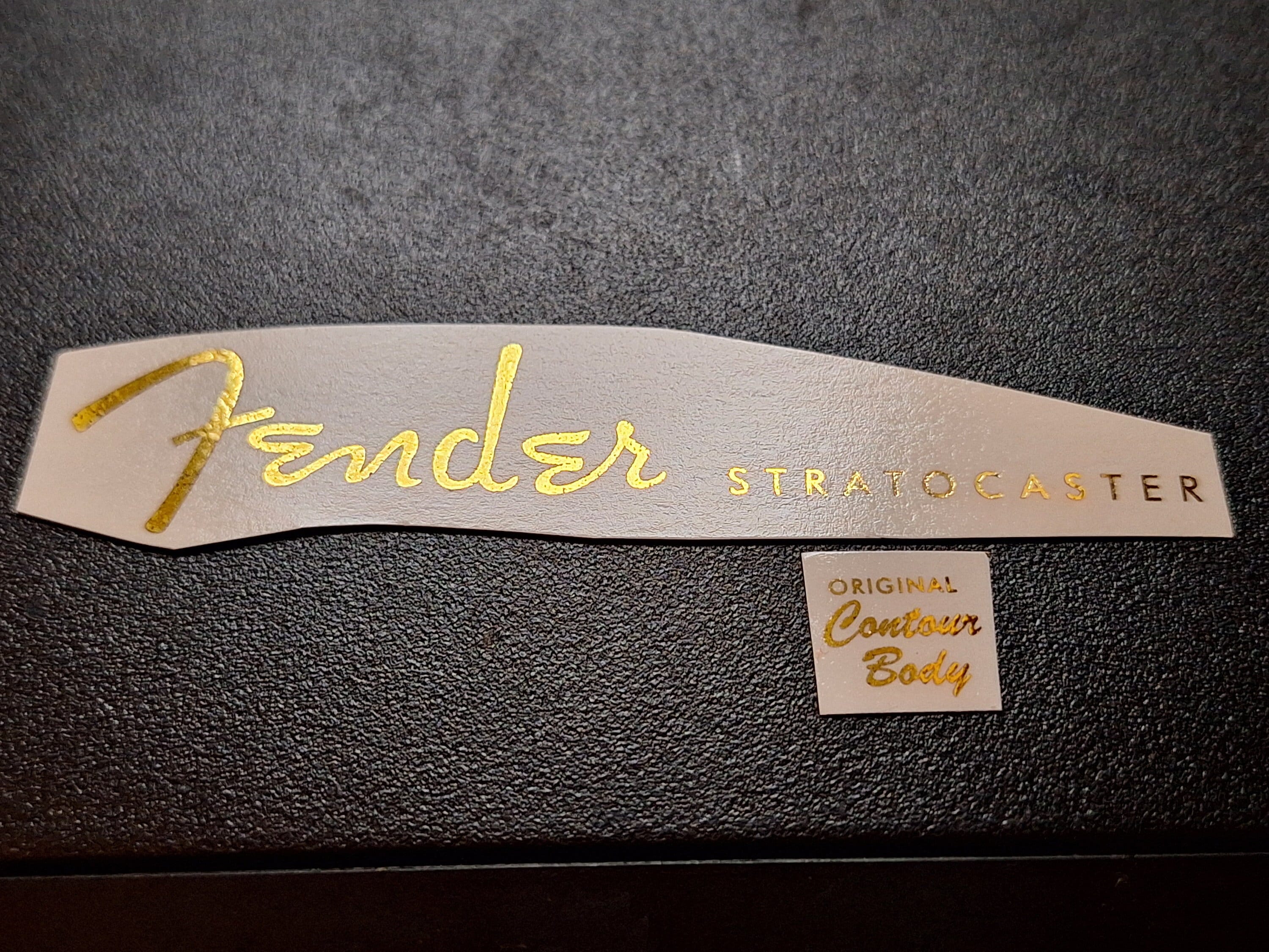 Fender Stratocaster Decal METALLIC Strat Guitar Solid Gold or Silver - Etsy