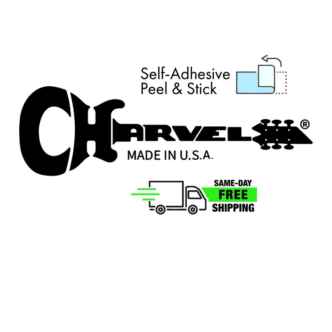 2-pack Charvel Sticker Peel and Stick Ultra-hi-res Guitar Decals NEW - Etsy