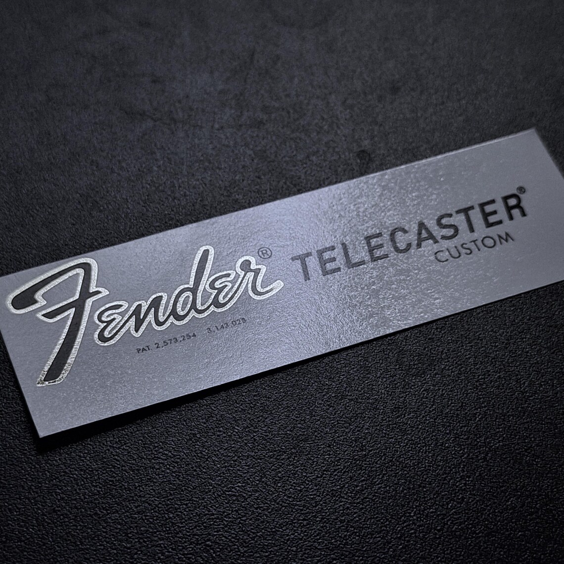 2-pack Fender Telecaster Custom Waterslide Decal Metallic Ultra-hi-res ...
