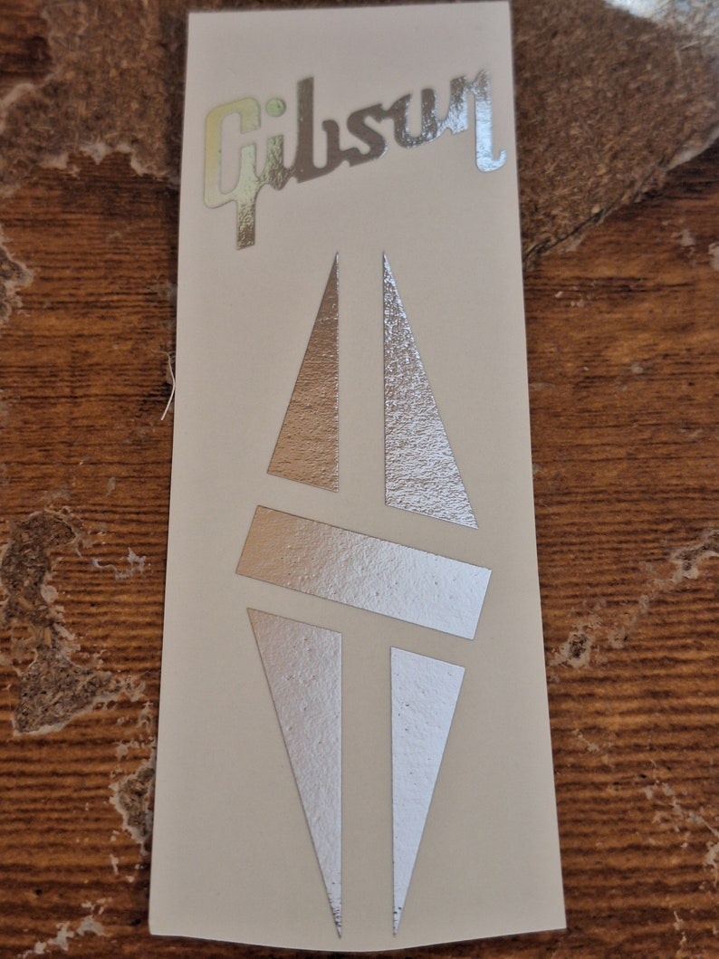 Gibson Les Paul Diamond Headstock Decal Waterslide Guitars Solid Gold ...