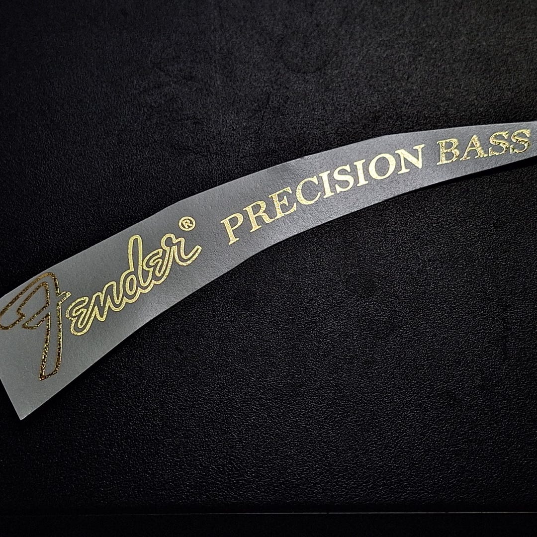 Fender Precision Bass Decal Headstock Waterslide Decal for Bass Ultra ...