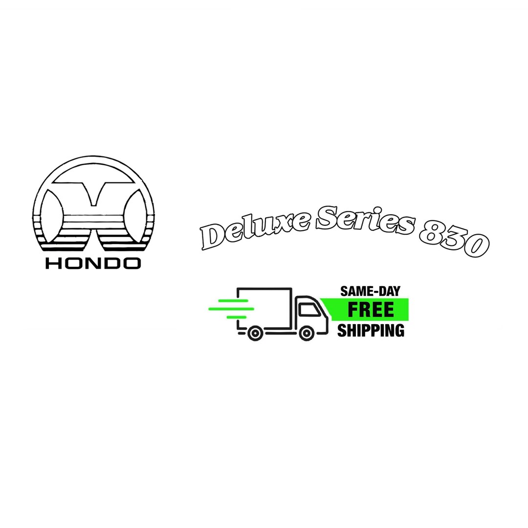 Hondo Deluxe Series 830/775 Decal Ultra-hi-res Reproduction NEW - Etsy