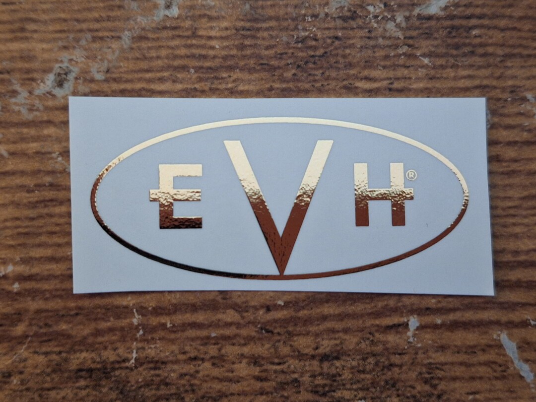 2-pack EVH Decal Van Halen Waterslide Headstock Decal Ultra-hi-res ...